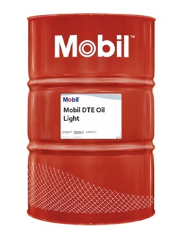 Bestel de Mobil DTE Oil Light in vaten in 208 liter | Den Hartog B.V.