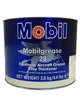 Bestel de Mobilgrease 28 in bussen van 2 kilogram | Den Hartog B.V.
