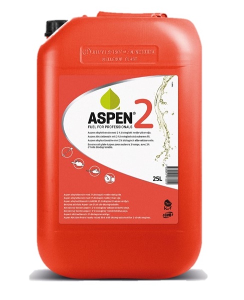 ASPEN 2 TAKT ROOD - PAIL 25 LITER | Den Hartog B.V.