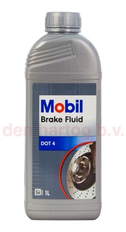 Bestel de Mobil Brake Fluid DOT 4 in 1 liter flacons | Den Hartog B.V.