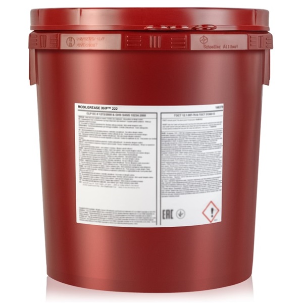 Bestel de Mobilgrease XHP 222 in emmers van 18 kilogram | Den Hartog B.V.